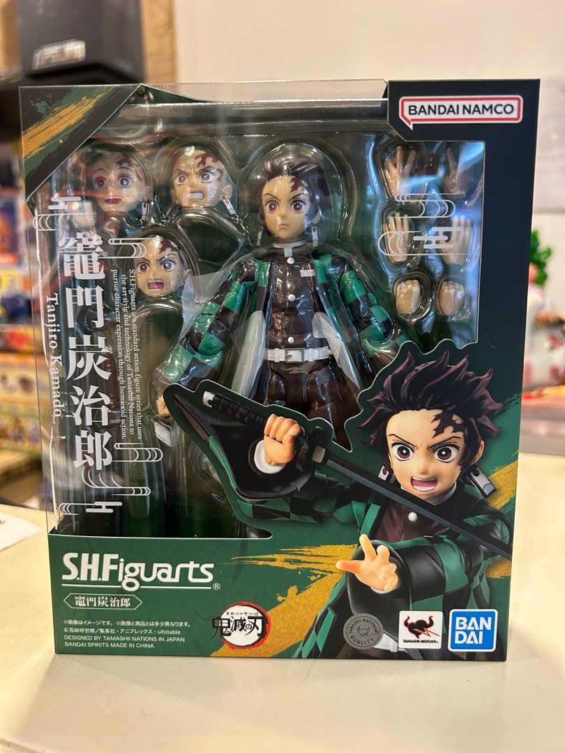 Bandai SHF s.figuarts Demon Slayer Tanjiro Komado Action Figure Asia ...
