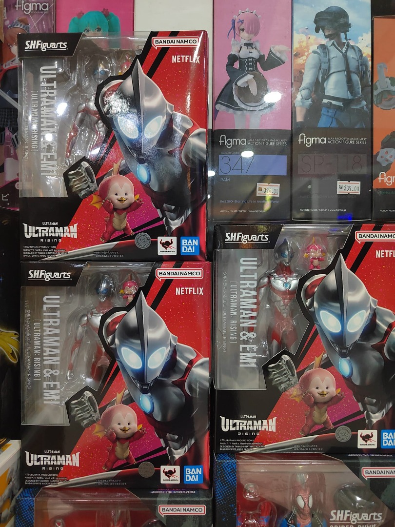 BANDAI S.H.Figuarts Ultraman & Emi, Photography, Video Cameras on Carousell