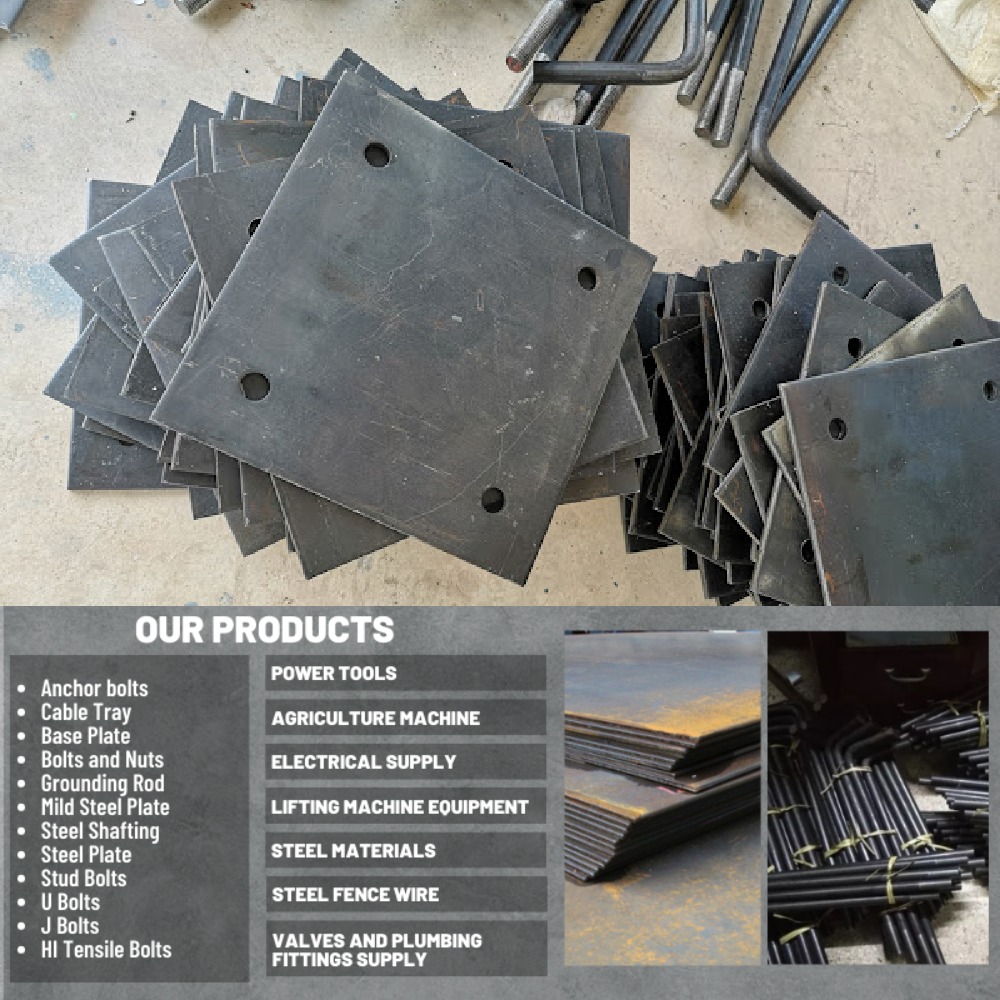 Baseplate 455mm / Carbon Plate / Steel Base Plate, Commercial ...