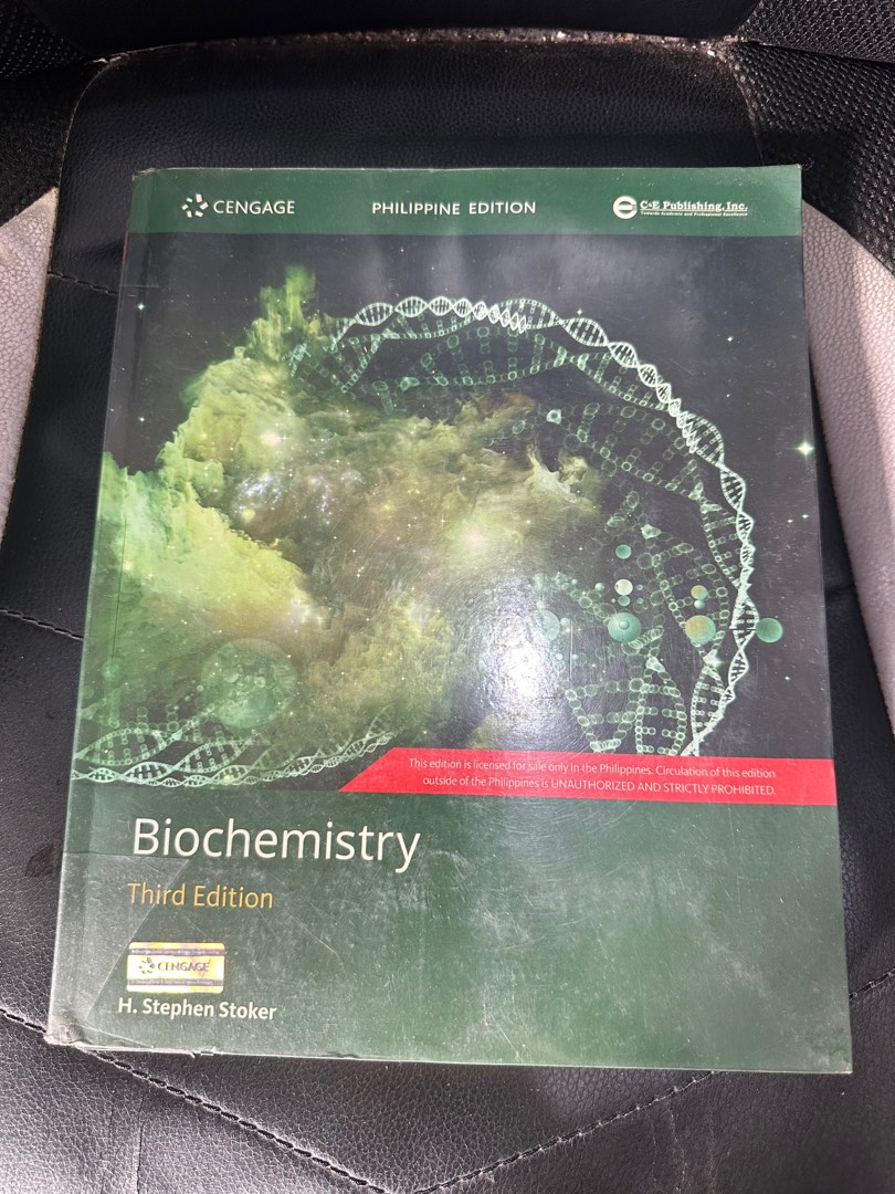 Biochemistry Third Edition (Stoker), Hobbies & Toys, Books & Magazines ...
