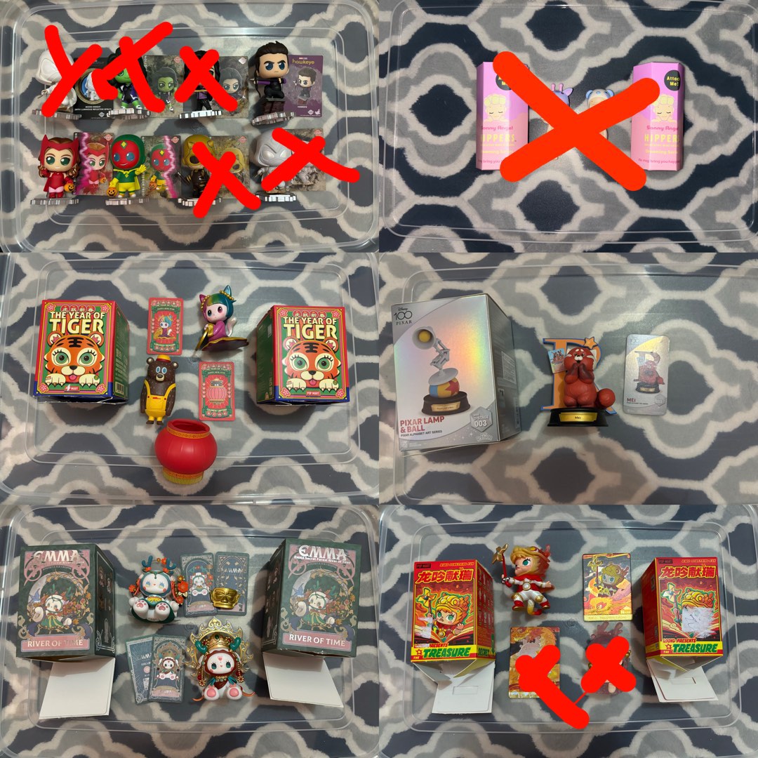 Blindbox PopMart Molly Dimoo, Marvel Studios Bobble Head, Sonny Angels ...