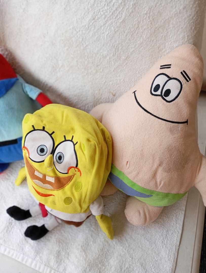 boneka spongebob dan patrick
