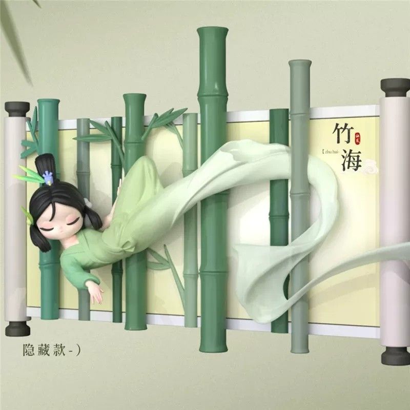 [BRAND NEW! 52TOYS] SLEEP FAIRIES ELVES SLEEP CHINESE SCROLL SERIES ...