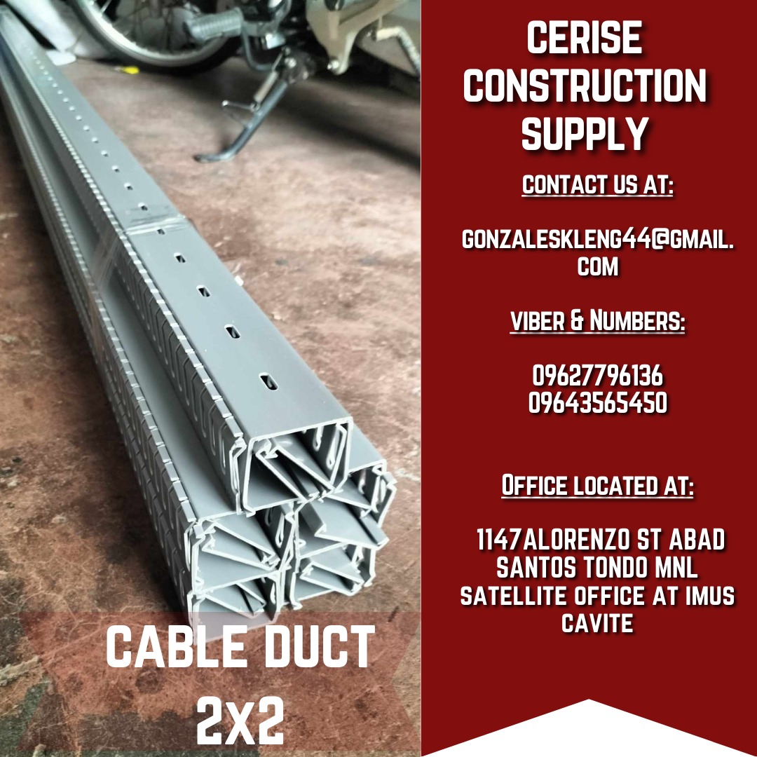 cable duct 2x2, Commercial & Industrial, Construction Tools & Equipment ...