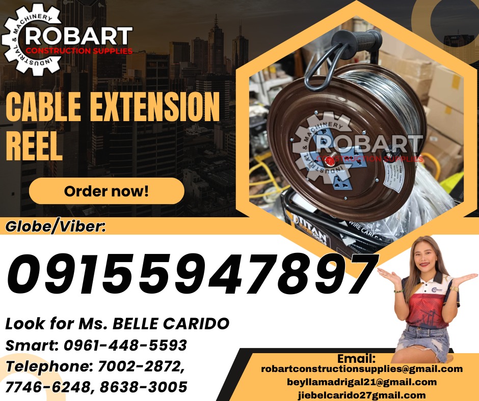 Cable Extension Reel, Commercial & Industrial, Construction Tools ...
