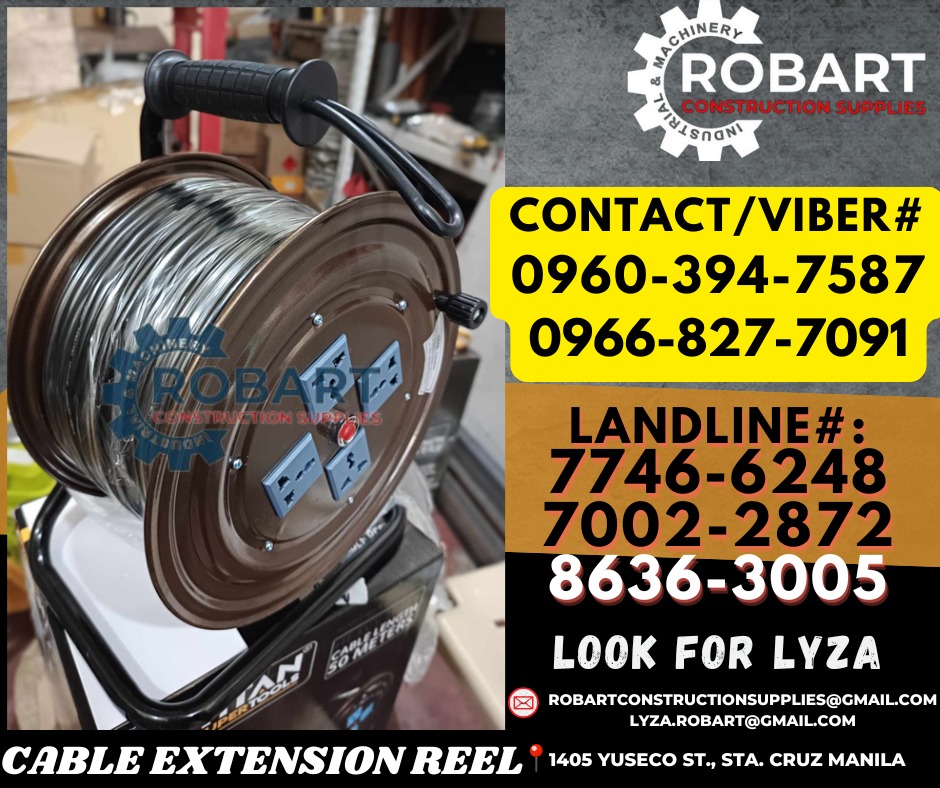 Cable Extension Reel, Commercial & Industrial, Construction Tools ...