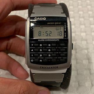 Vintage Casio Lithium CA-501 (steel calculator watch), Men's Fashion ...