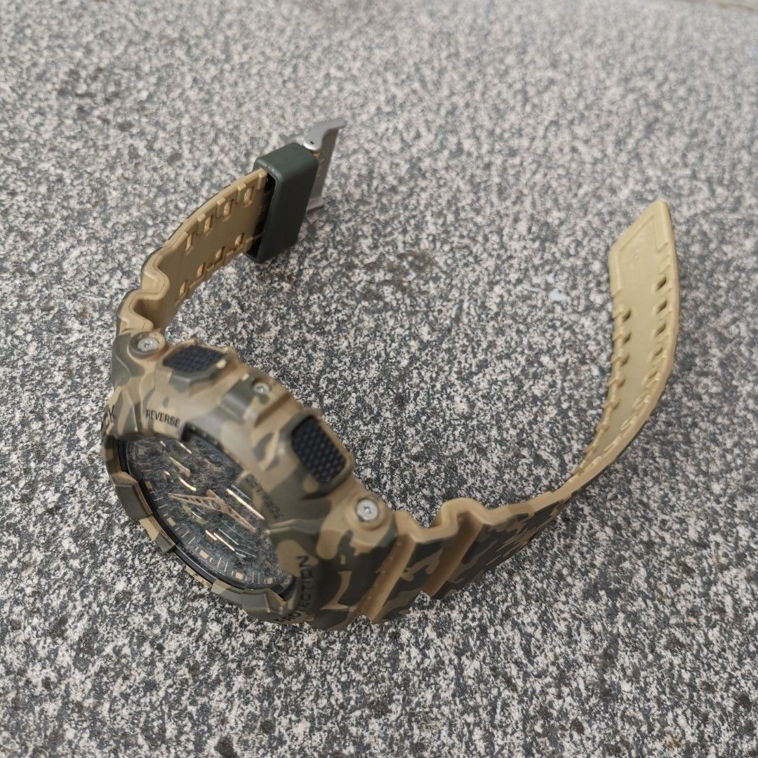 Casio GA-100CM-5A , camouflage camo camou G Shock. Just changed new ...