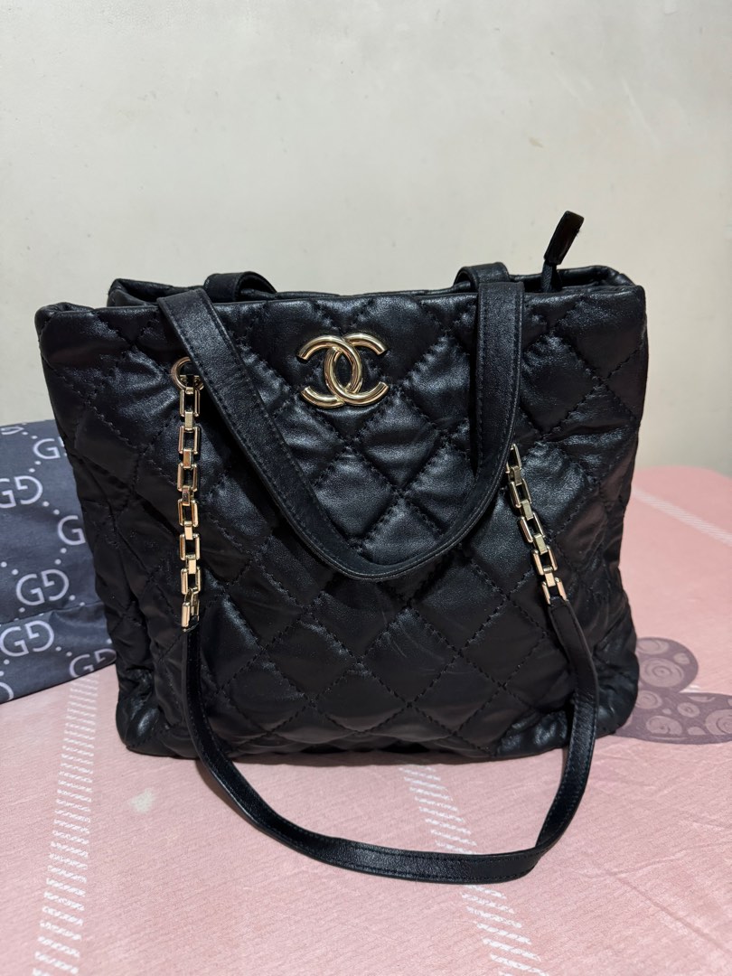Chanel 2 way tote Bag, Luxury, Bags & Wallets on Carousell