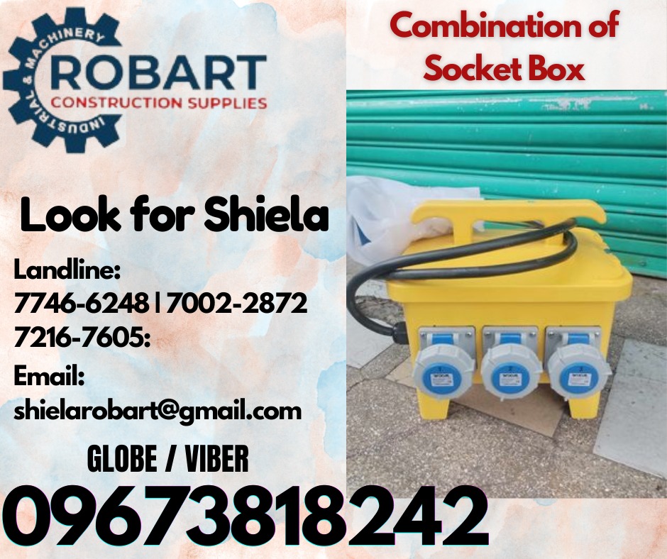 Combination of Socket Box, Commercial & Industrial, Construction Tools ...