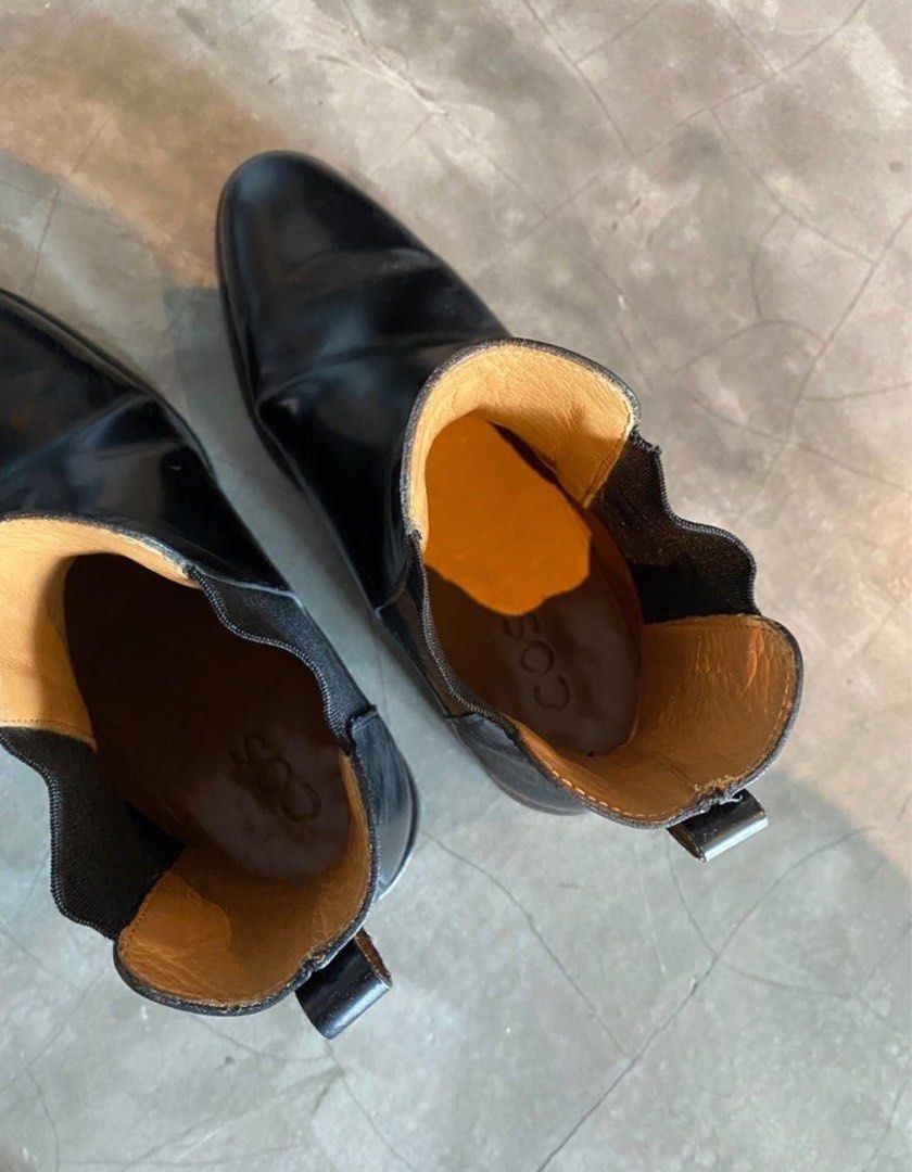 COS Chelsea Genuine Leather Boots, Women's Fashion, Footwear, Boots on ...