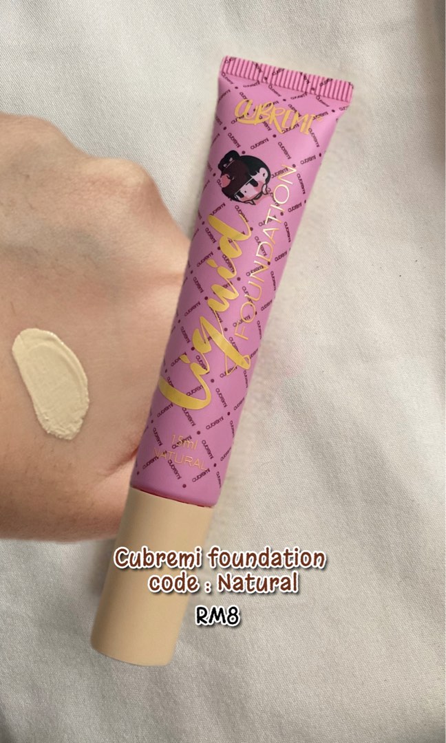 Cubremi Foundation code Natural 80-%, Beauty & Personal Care, Face ...