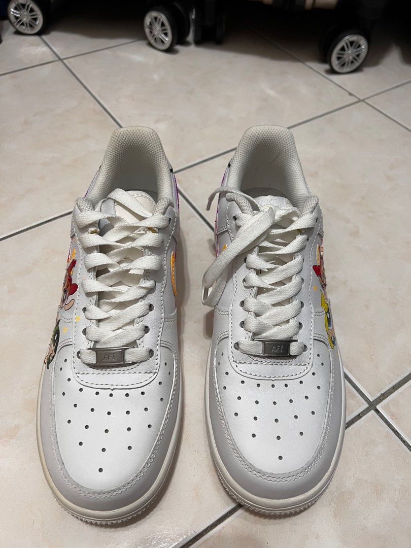 Custom Air Force 1 (Powerpuff Girls), Women's Fashion, Footwear ...