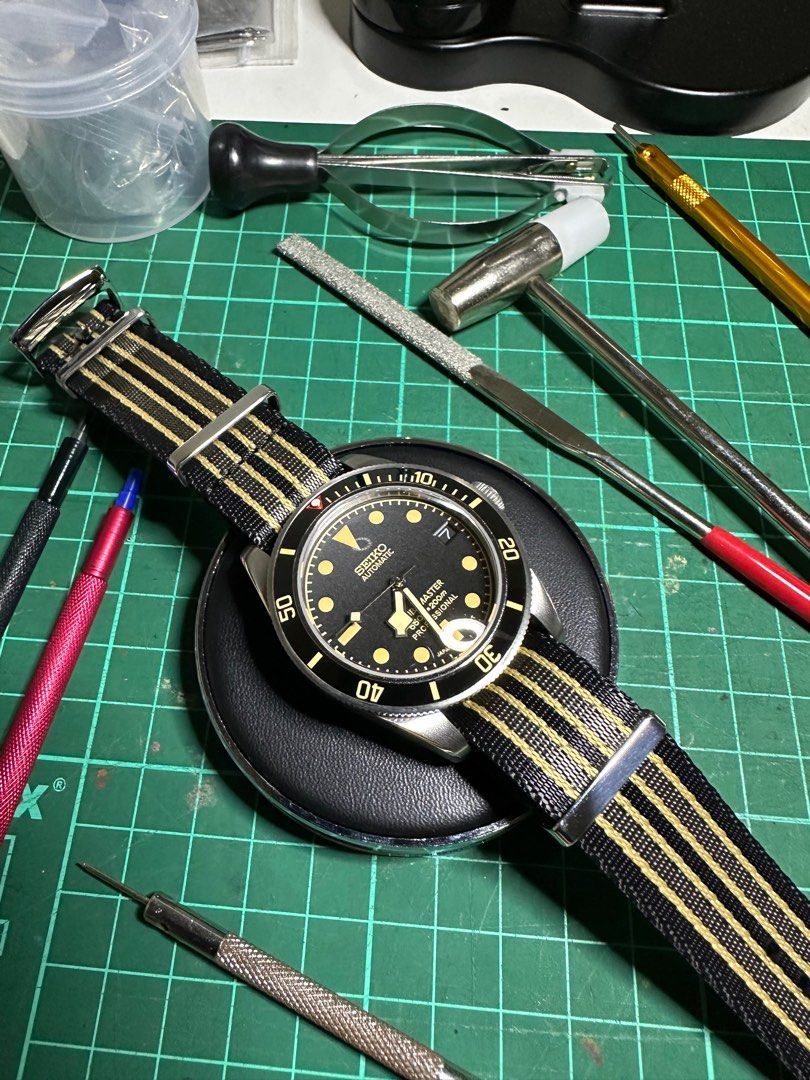 Custom Seiko Mod 39mm Black Bay 58 BB58 No Time To Die 007, Men's ...