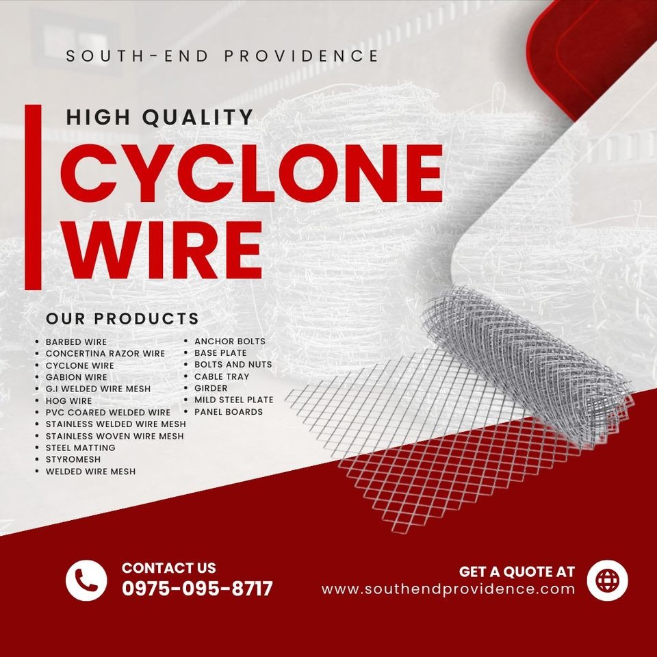Cyclone wire and barbed wire availble pm lang po, Commercial ...