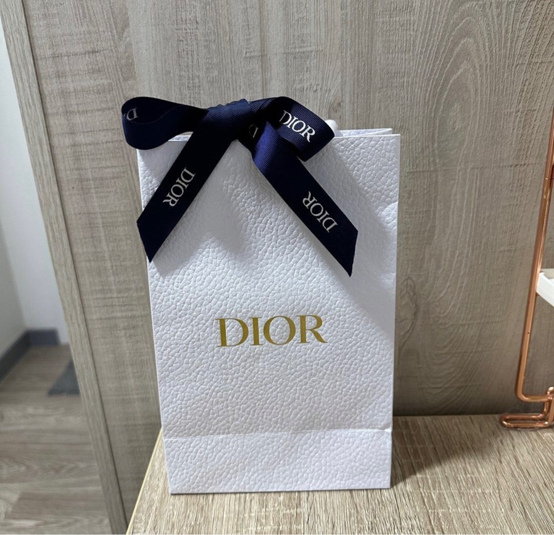 Dior paper bag with ribbon, Luxury, Bags & Wallets on Carousell