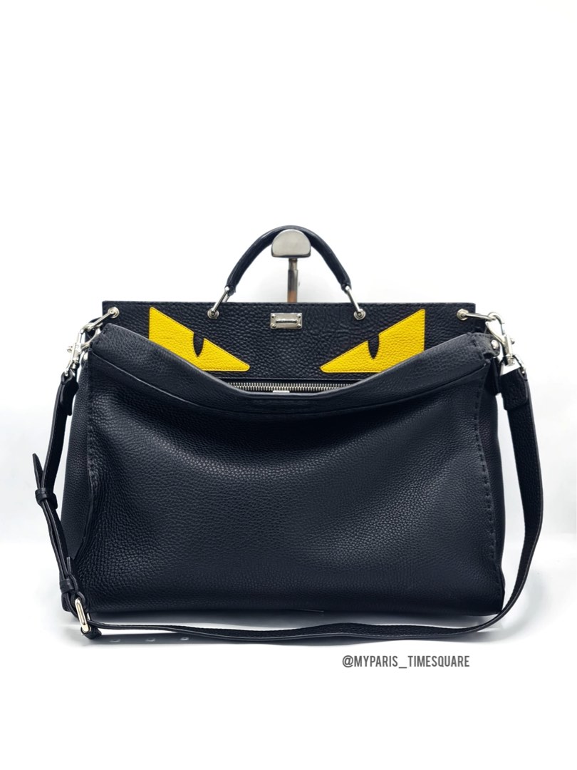 F endi Cuoio Romano Selleria Monster Eyes Large Men Peekaboo, Luxury ...