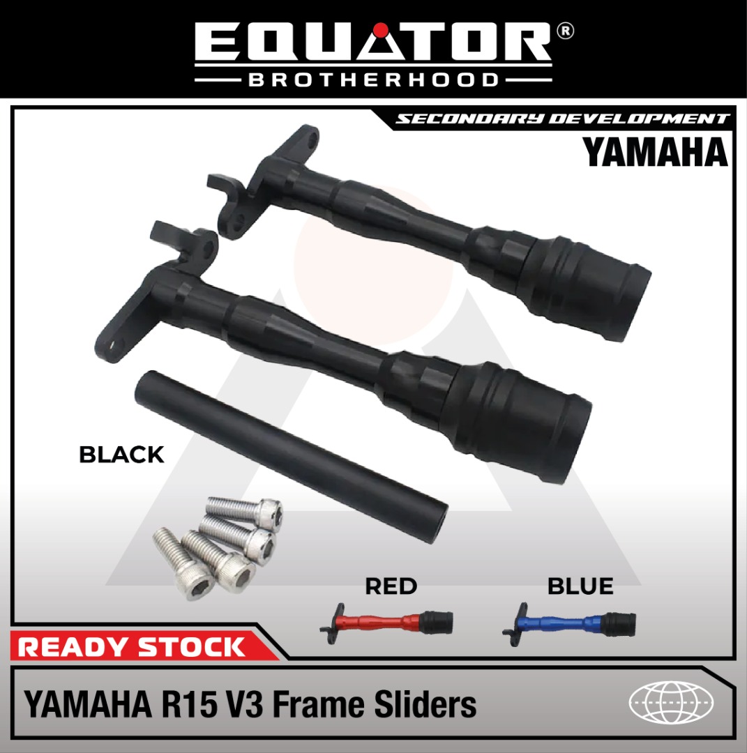 Frame Sliders for Yamaha R15 V3/MT15 [𝙍𝙀𝘼𝘿𝙔 𝙎𝙏𝙊𝘾𝙆-𝙋𝙍𝙄𝘾𝙀𝙎 𝙑𝘼𝙇𝙄𝘿 𝙏𝙄𝙇𝙇 ...
