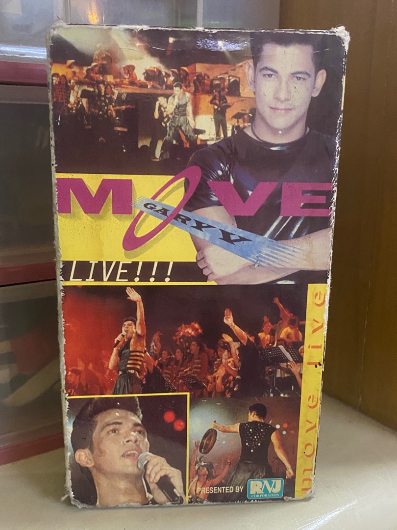 GARY VALENCIANO - MOVE IT! GARY V. - SIGNED COPY VHS OPM Original Music ...