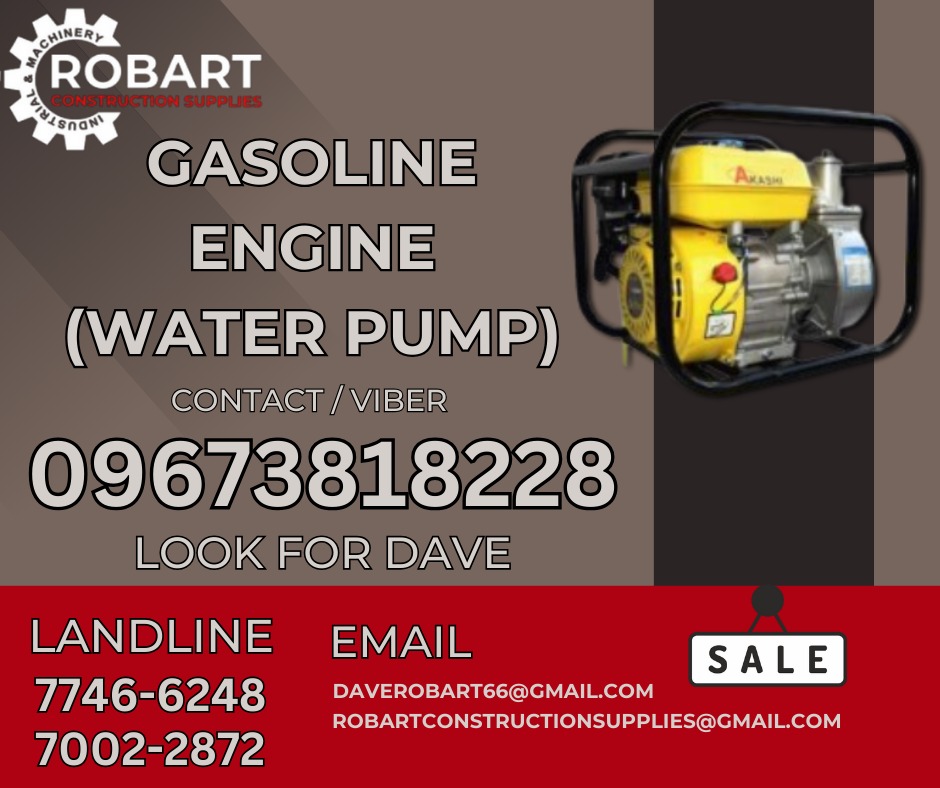GASOLINE ENGINE (WATER PUMP), Commercial & Industrial, Industrial ...