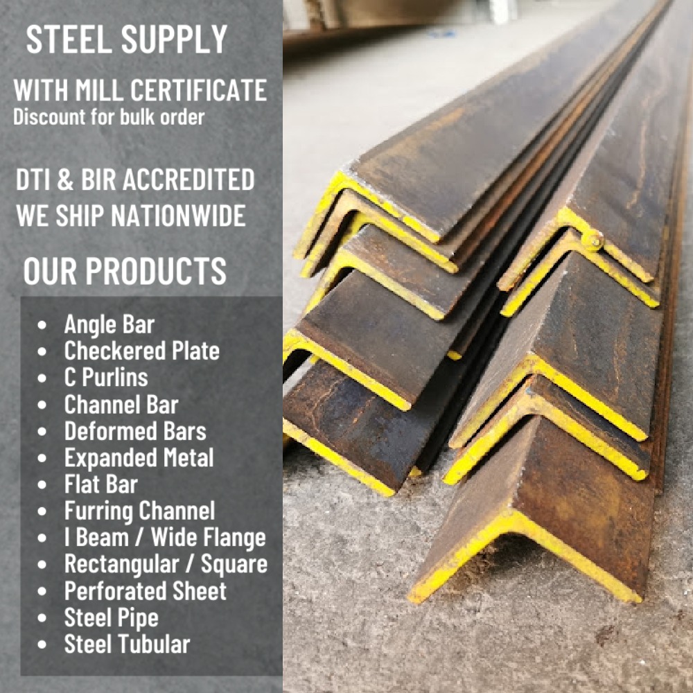 G I Angle Bar Angular Bar Steel Angular Bar Rsb Commercial And Industrial Construction
