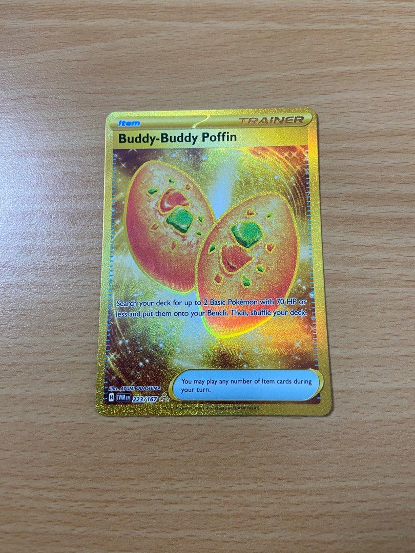 GOLD BUDDY BUDDY POFFIN, Hobbies & Toys, Toys & Games on Carousell