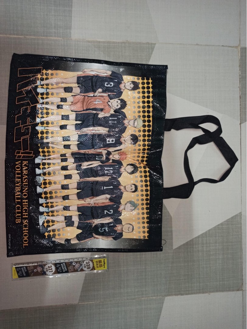 Haikyuu Eco Bag, Hobbies & Toys, Collectibles & Memorabilia, J-pop on ...