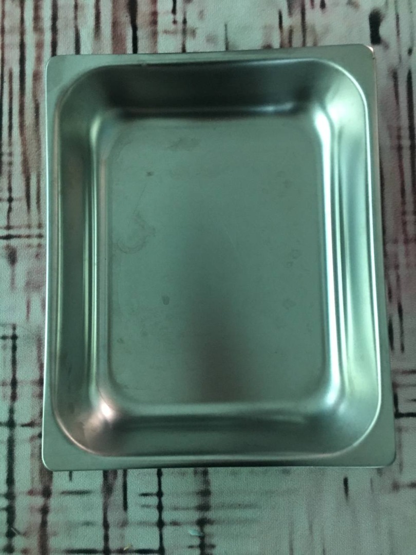 Half Size Food Pan/Stainless Steel Tray/Tray Makanan, Furniture & Home ...