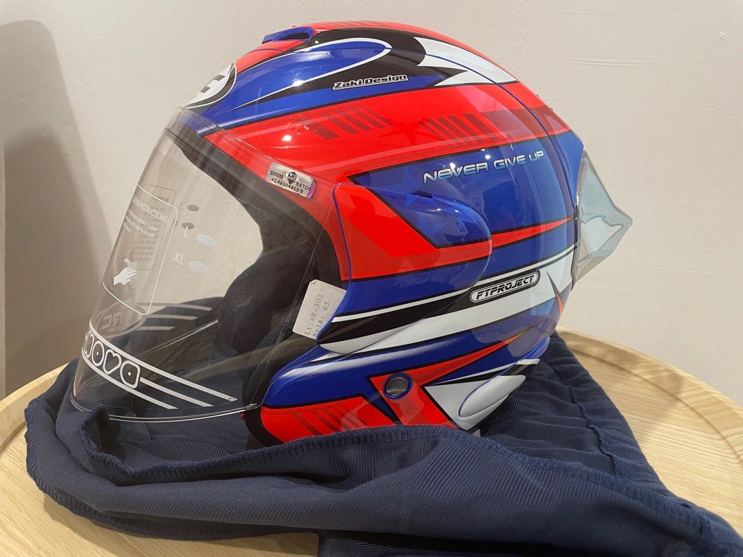 Helmet ARC Ritz Zamri Baba, Motorbikes on Carousell