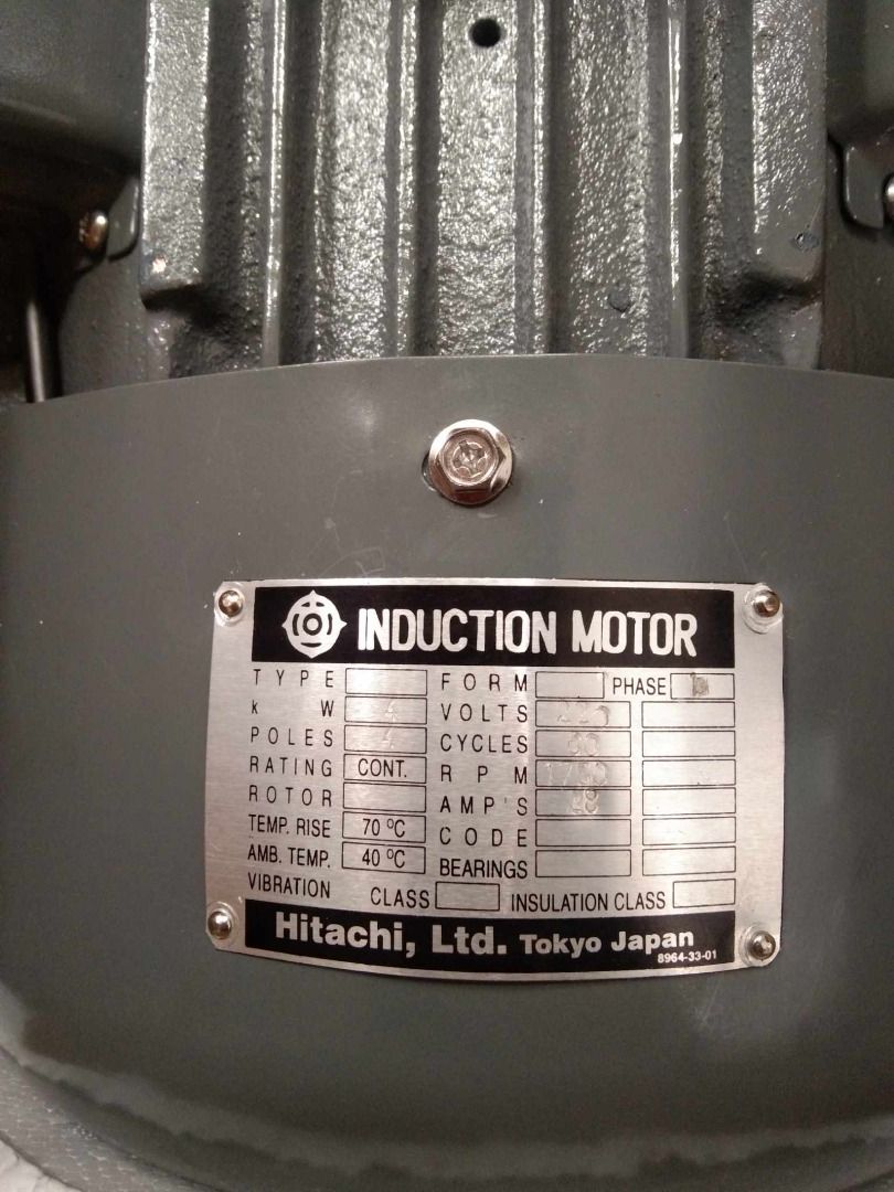 Hitachi Induction Motor, Commercial & Industrial, Construction ...