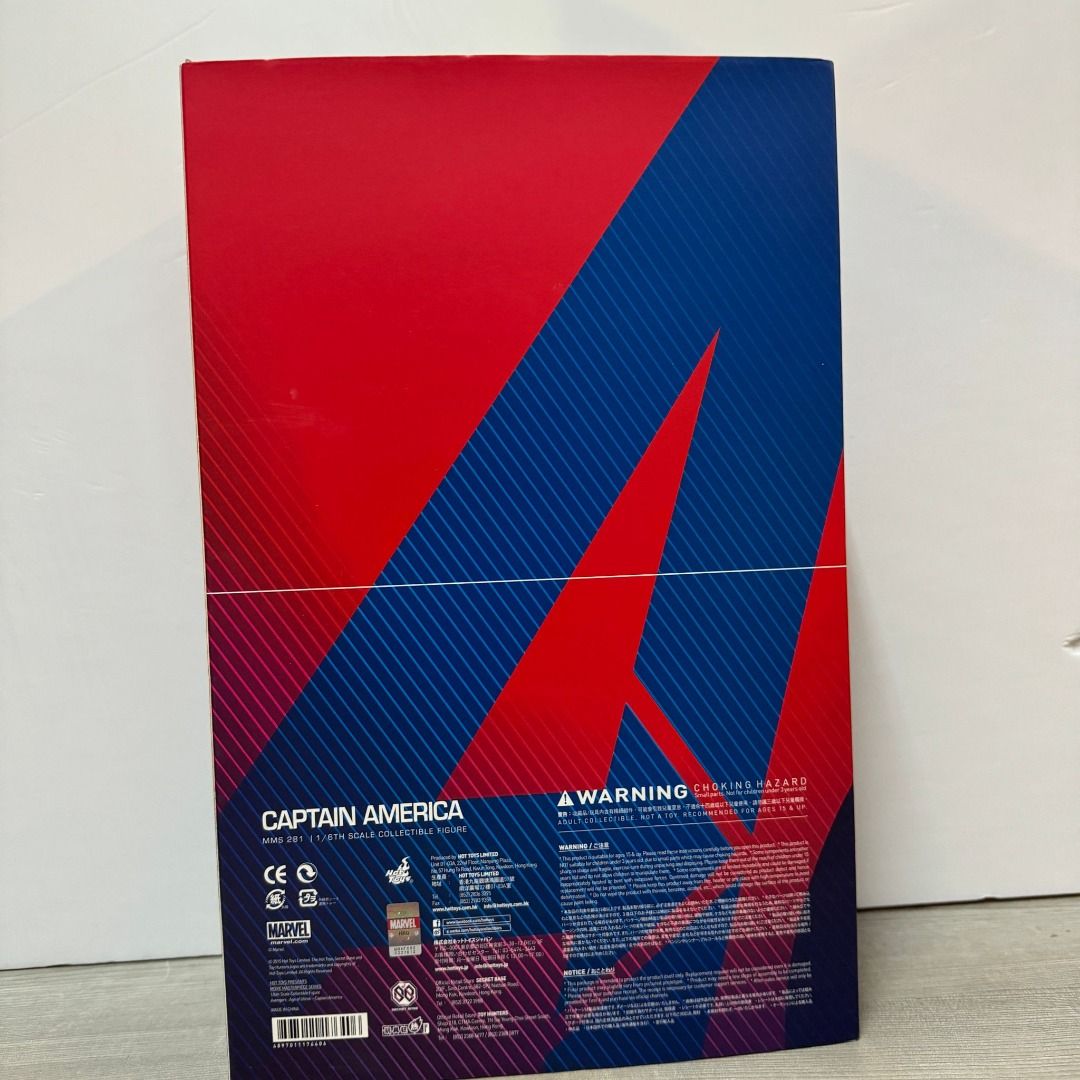 Hottoys MMS281 Avengers Age of Ultron Captain America ( 114 ), 興趣及遊戲 ...