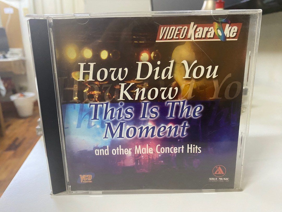 How Did You Know / This is the Moment - Video Karaoke Video CD VCD ...