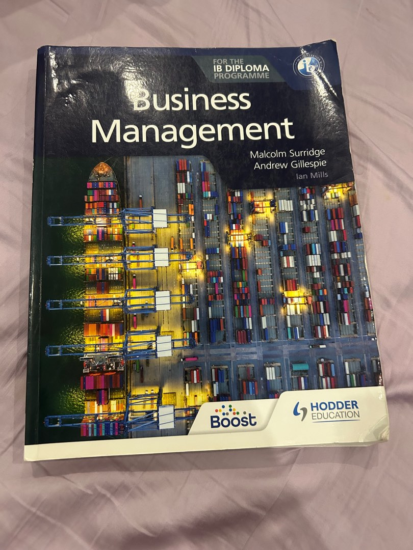 IB Business Management Textbook (Hodder), Hobbies & Toys, Books ...