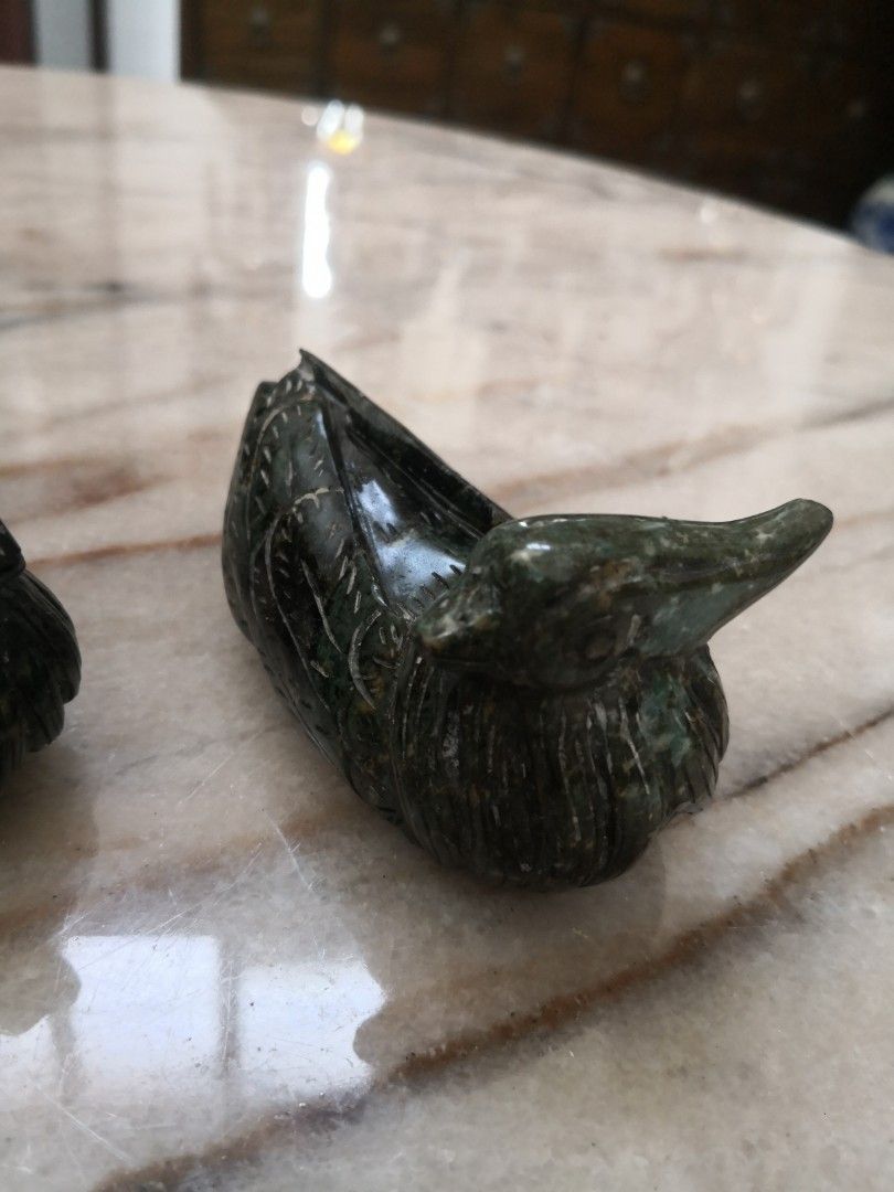 Jade Stone Duck motif, Hobbies & Toys, Collectibles & Memorabilia ...