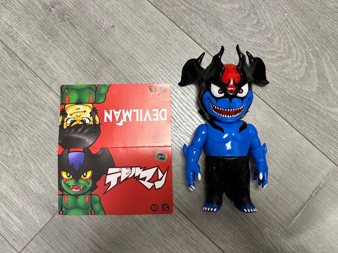 Kaiju One 壹工房 惡魔人 devilman sofubi sofvi 搪膠 blackpearls neoplayerone, 興趣及遊戲, 玩具 & 遊戲類 - Carousell