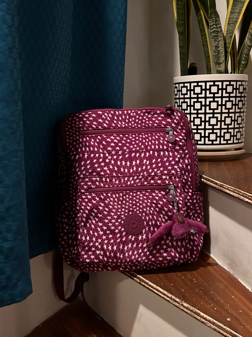 Kipling Backpack in Star Swirl, Women's Fashion, Bags & Wallets ...