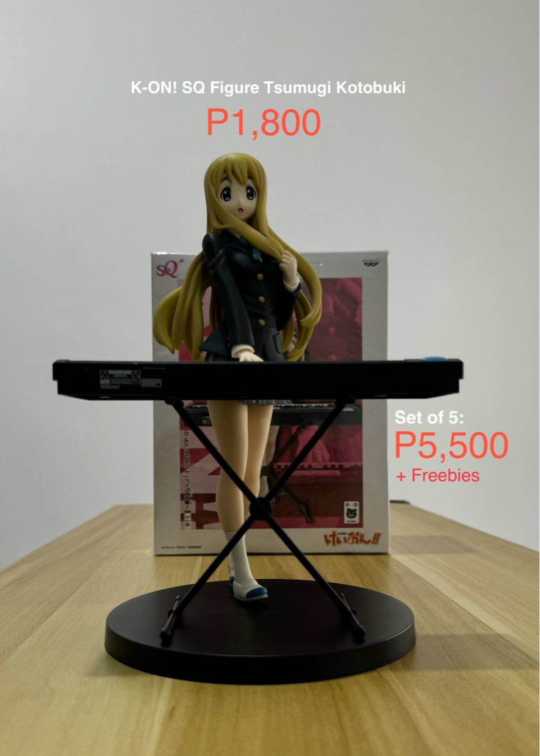 K-ON! SQ Figure Tsumugi “Mugi” Kotobuki, Hobbies & Toys, Toys & Games ...