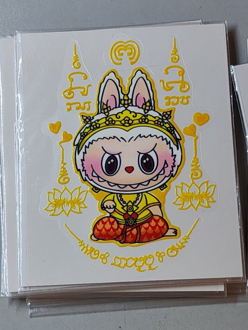 LABUBU STICKER 100% ORIGINAL, Hobbies & Toys, Memorabilia ...