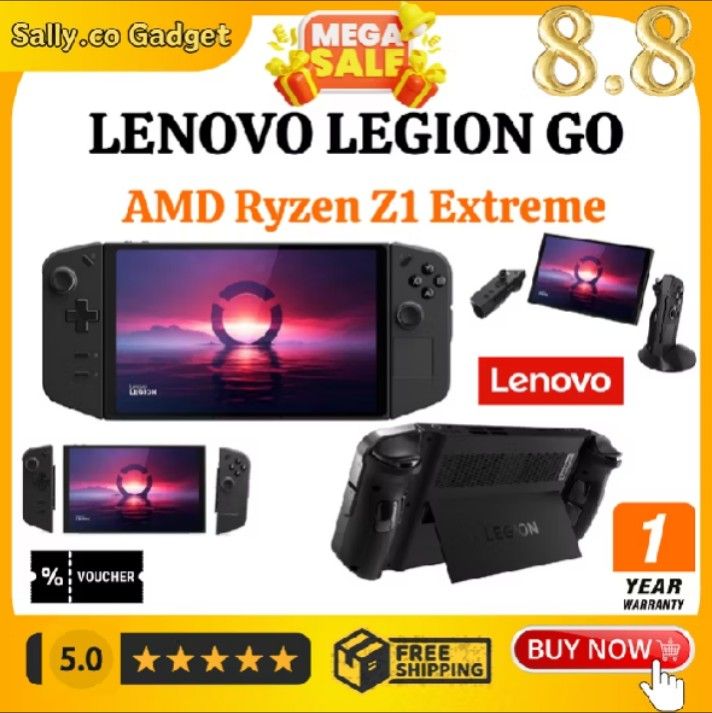 Lenovo Legion Go Gaming Console 8.8, Video Gaming, Video Game Consoles ...