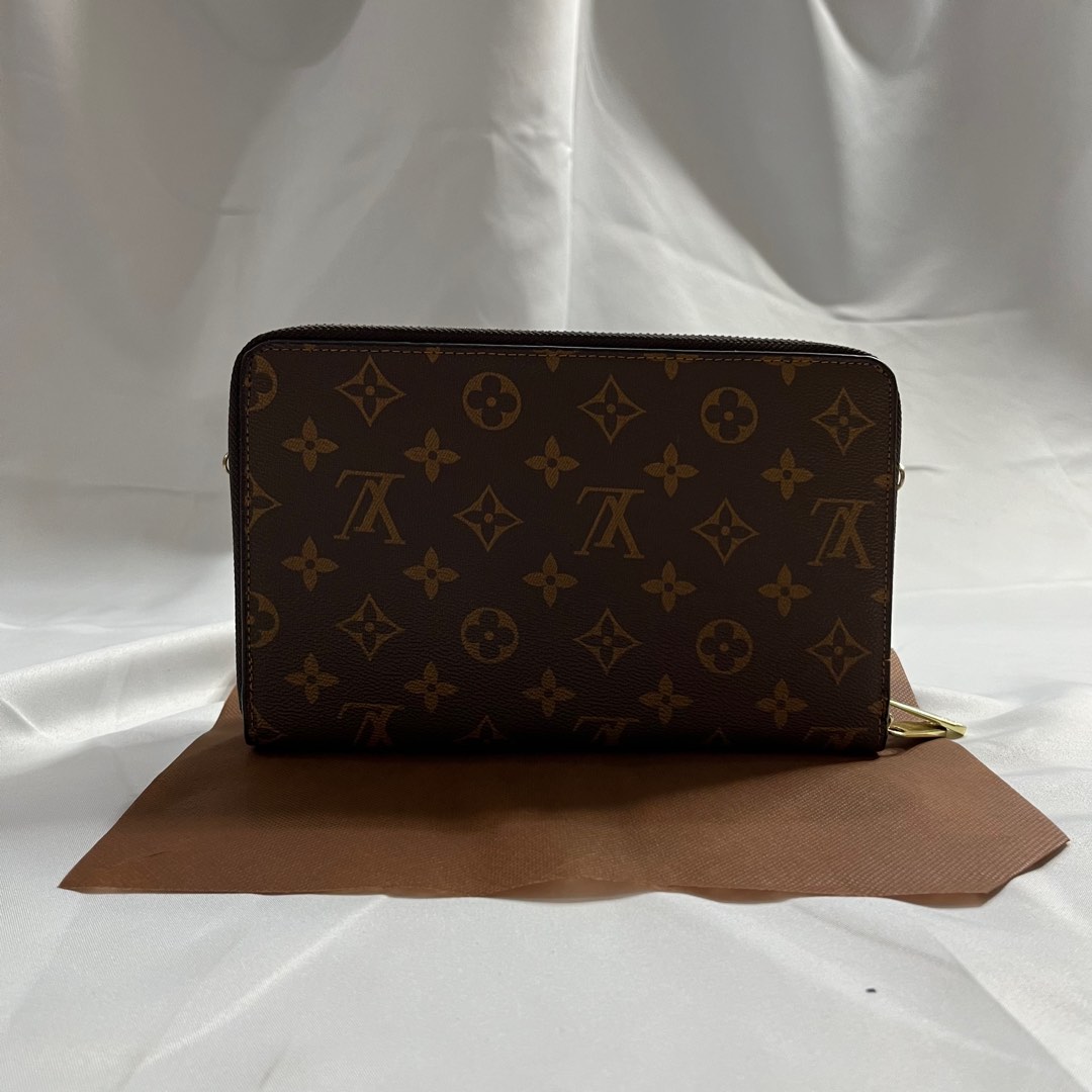 Louis Vuitton Zippy Wallet Women Dompet LV Wanita, Barang Mewah, Tas ...