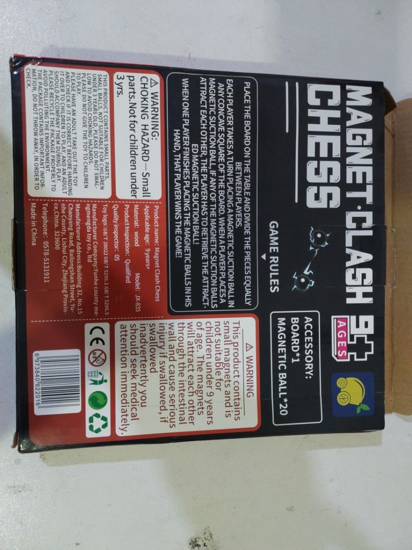 Magnet Clash Chess Board Games, Hobbies & Toys, Toys & Games on Carousell