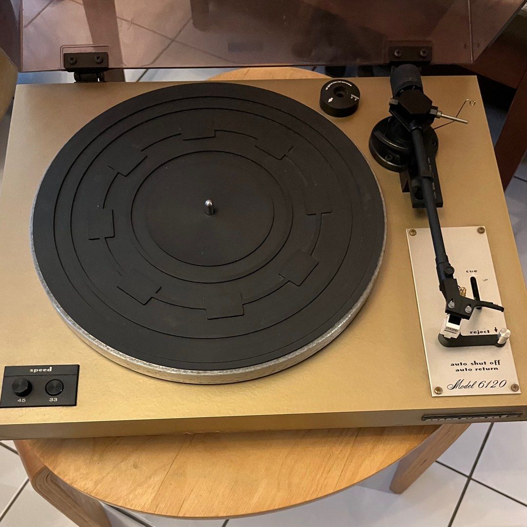 Marantz model 6120, belt drive, 2- speed vinyl turntables with high ...