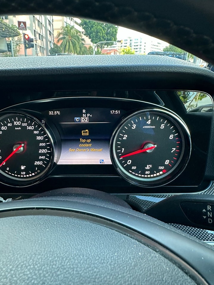 Mercedes W213 E200 Change Original Coolant Pipes, Flush With Mercedes ...