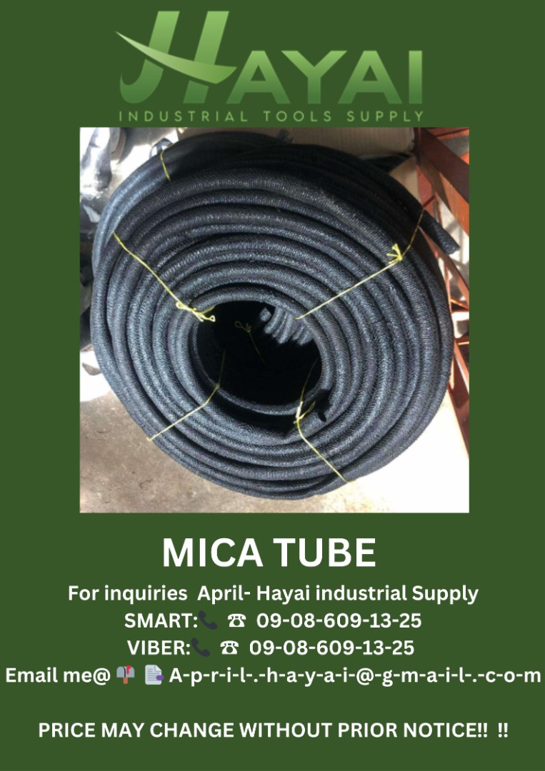 Mica tube, Commercial & Industrial, Construction Tools & Equipment on ...