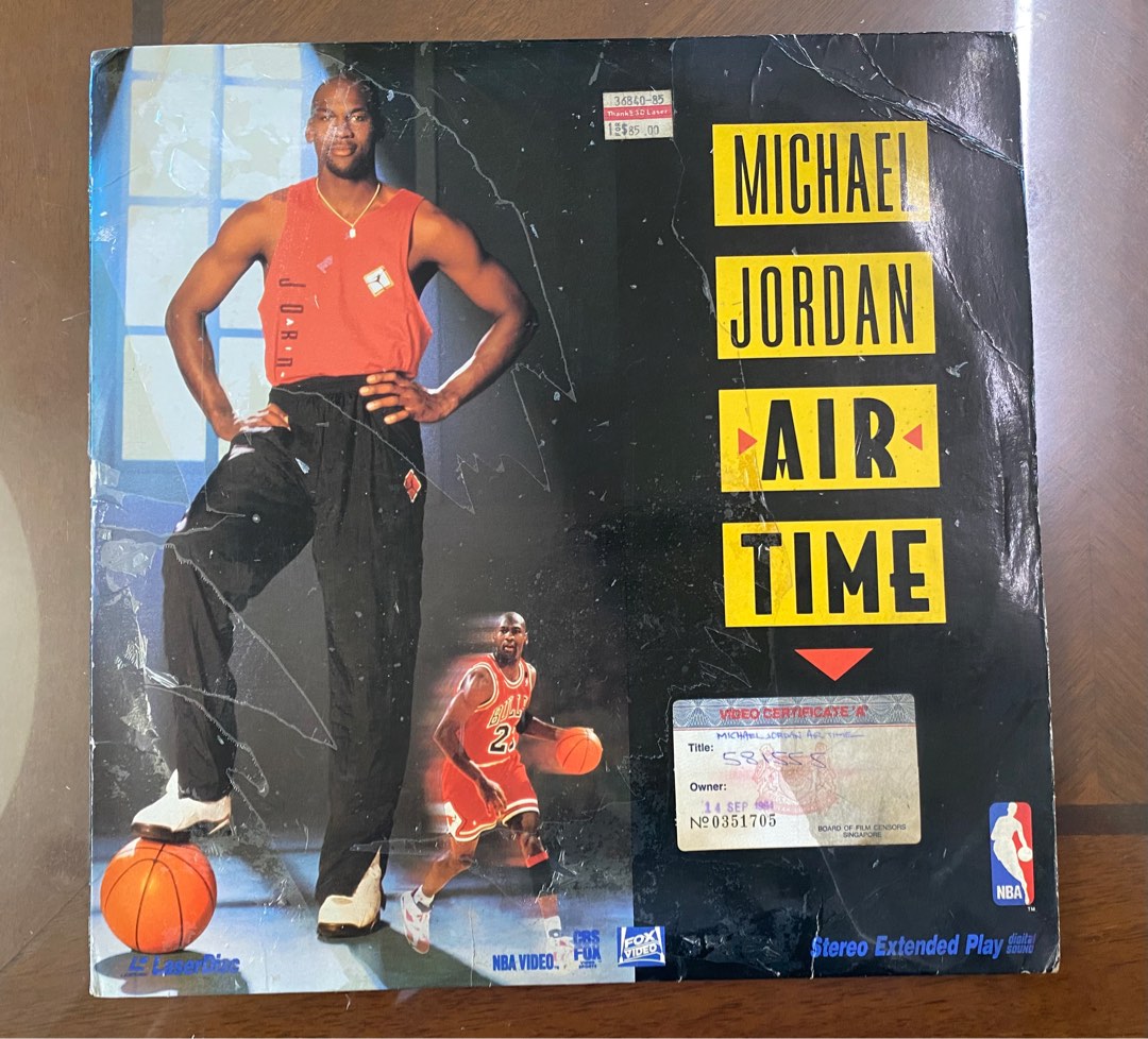 Michael Jordan AIR TIME - Basketball NBA Vintage Original Movie Video ...