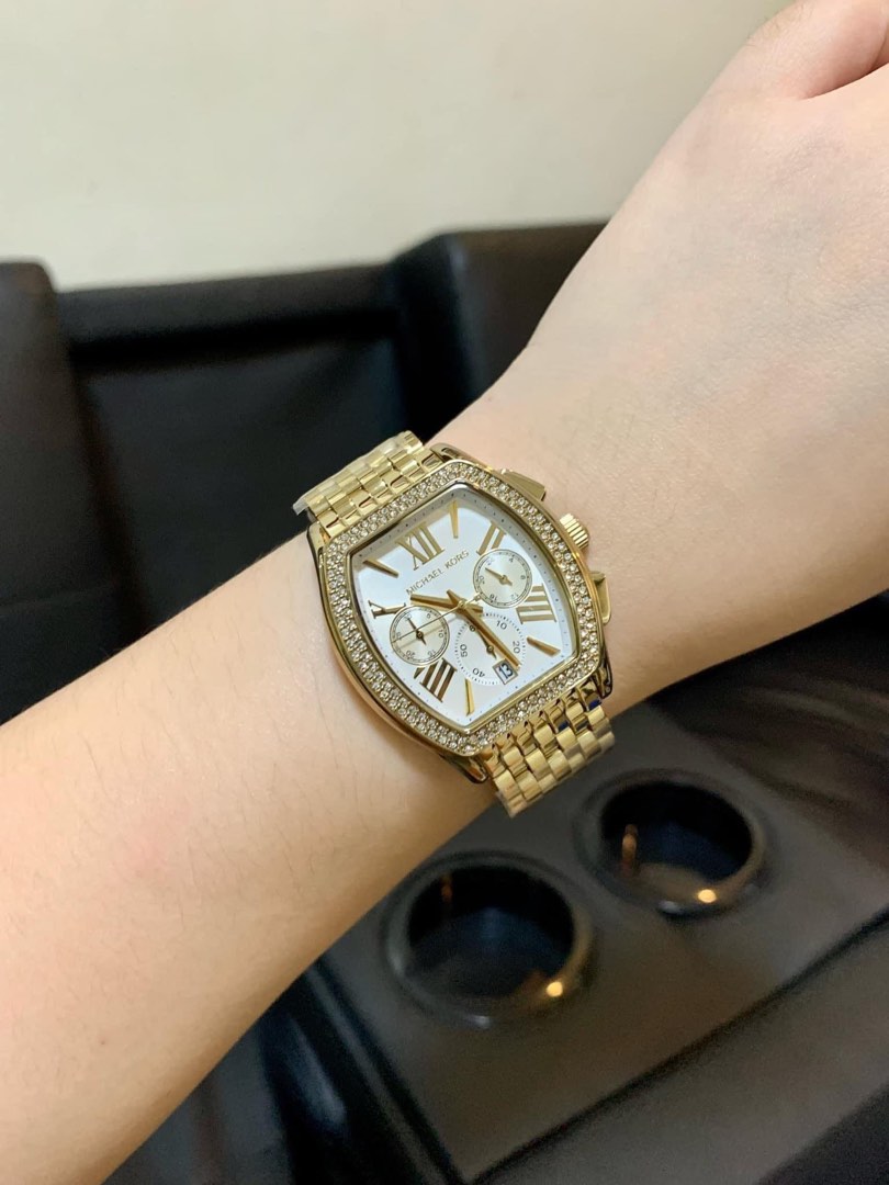 MK AMHERST CHRONO WOMEN DIAL AUTHENTIC WATCH, Women's Fashion, Watches ...