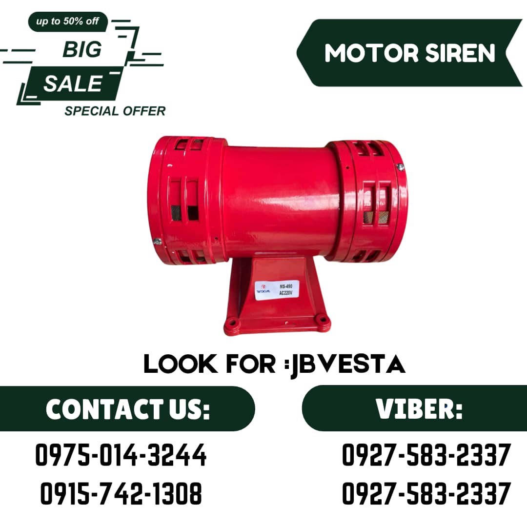 Motor Siren, Commercial & Industrial, Construction & Building Materials ...