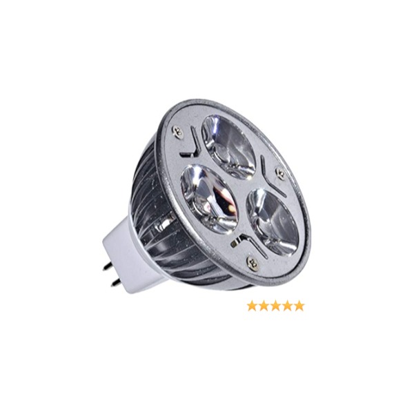 MR16 LED Spotlight Bulbs, 12V 3W LED Lamp Spot Light for Home & Garden ...