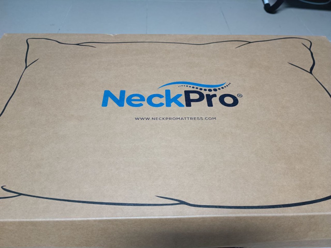 NeckPro Latex Feel Contour Pillow, Furniture & Home Living, Bedding ...