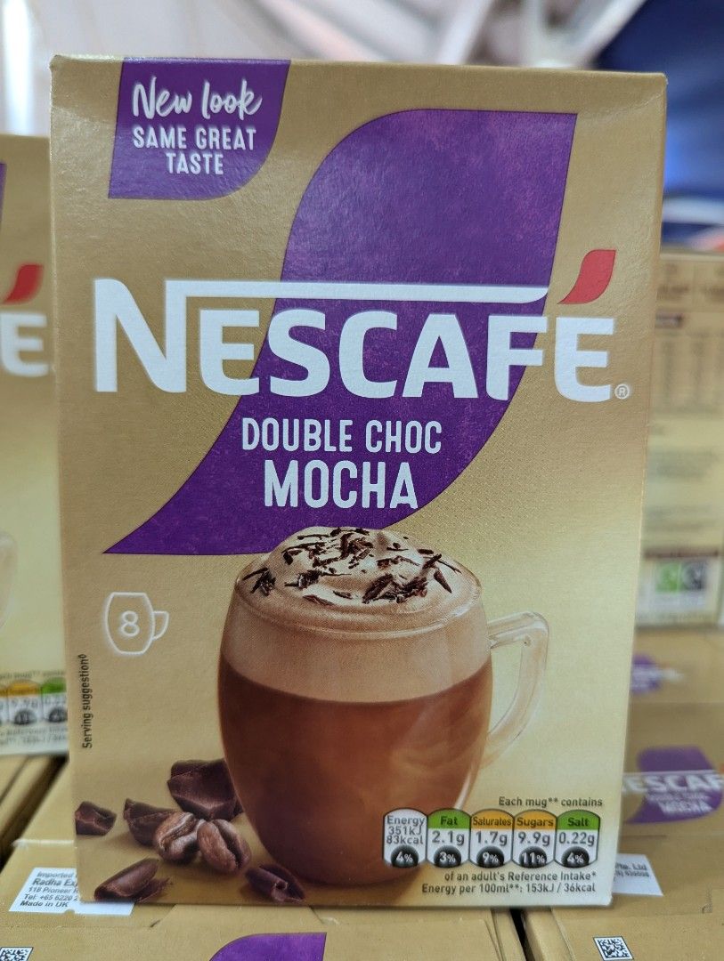 Nescafe coffee sachets breakfast drink instant coffee powder mocha ...